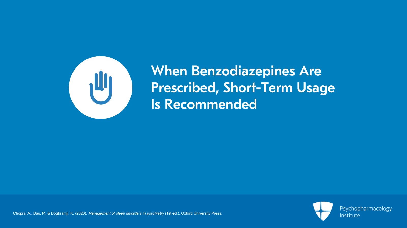 Pharmacologic Interventions for Insomnia: Benzodiazepines and Non ...